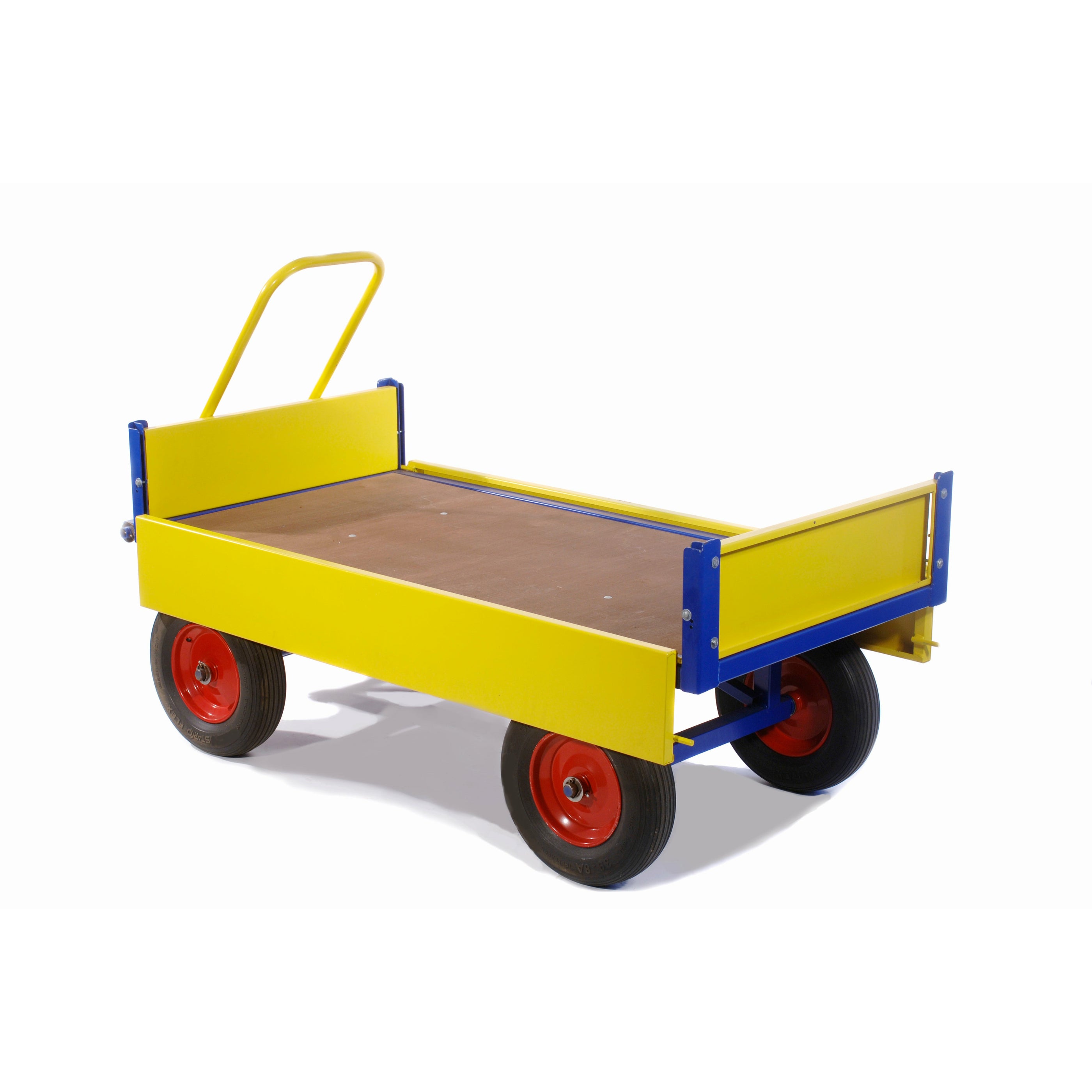 Turntable Platform Trailer Truck With Drop Down Solid Sides ...