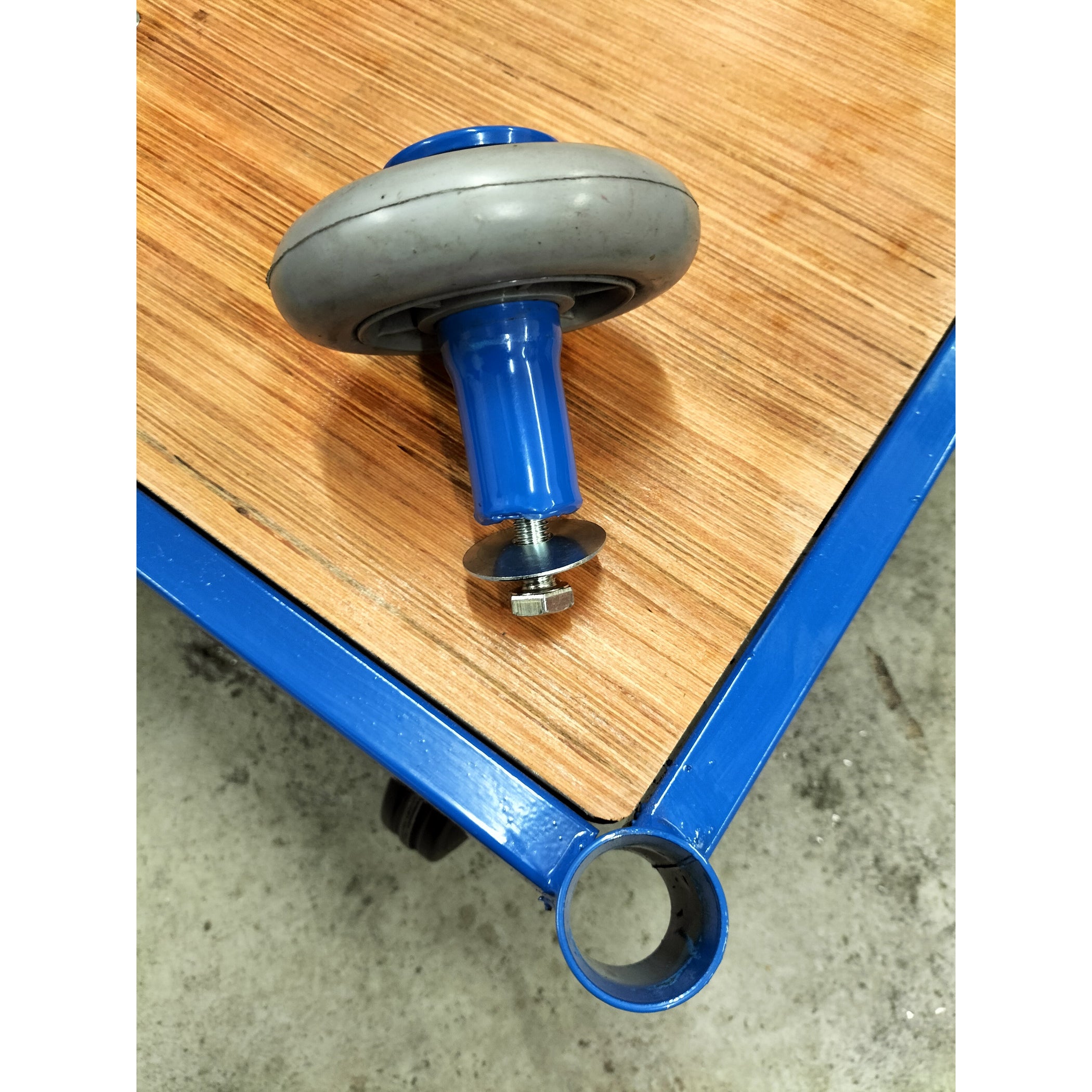 Cash & Carry Trolley with Corner Bumpers | Blue Trolley — Bluetrolley.com