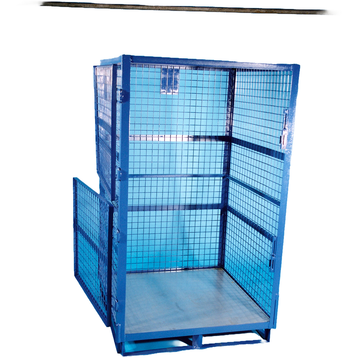 Heavy Duty Forkliftable Parcel Cage | Blue Trolley | Bluetrolley.com