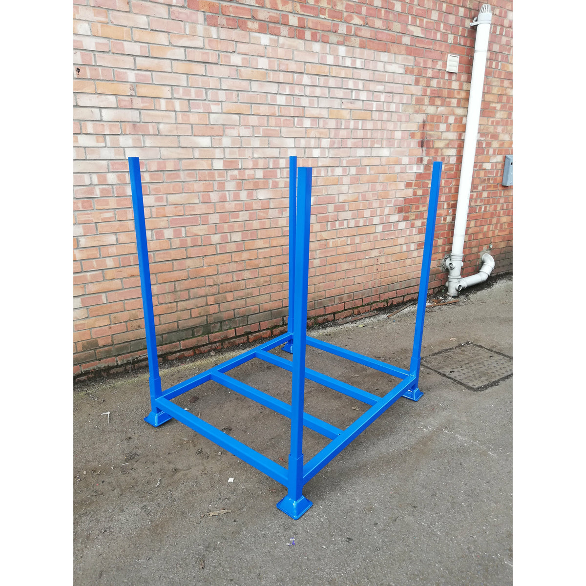 Large Stackable Steel Post Pallet Stillages — Bluetrolley.com