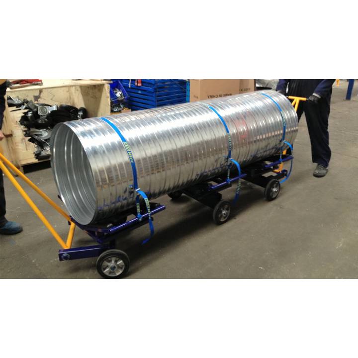 Large Steerable Pipe Skate — Bluetrolley.com