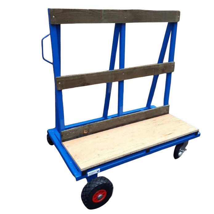 Glass, Granite & Stone Slab A-Frame Trolley — Bluetrolley.com