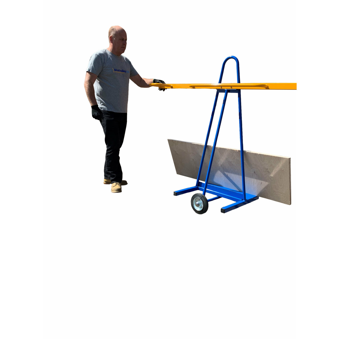 Two Wheel Balance Board Trolley | Blue Trolley — Bluetrolley.com