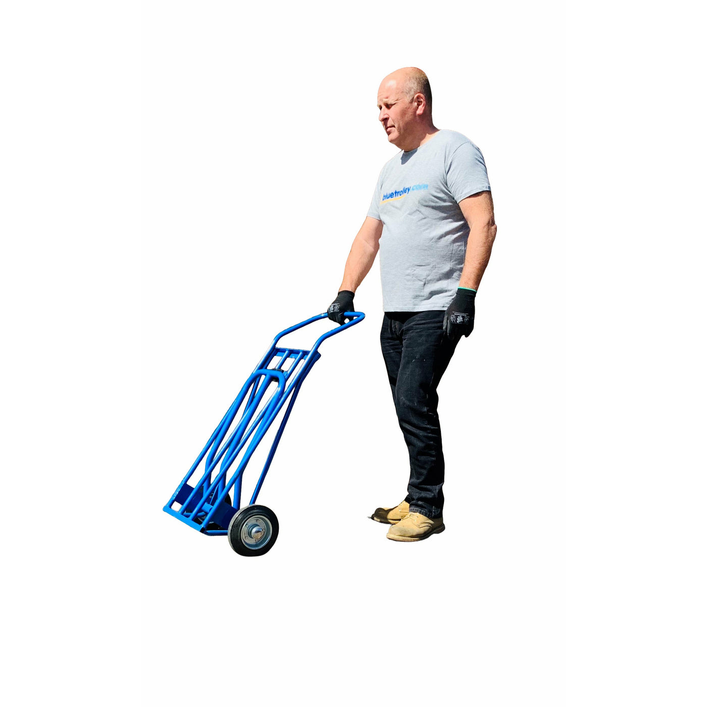 Folding Sack Truck | Industrial Trolleys | Blue Trolley — Bluetrolley.com