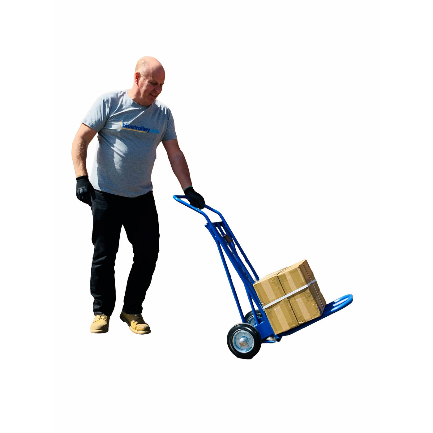 Folding Sack Truck | Industrial Trolleys | Blue Trolley — Bluetrolley.com
